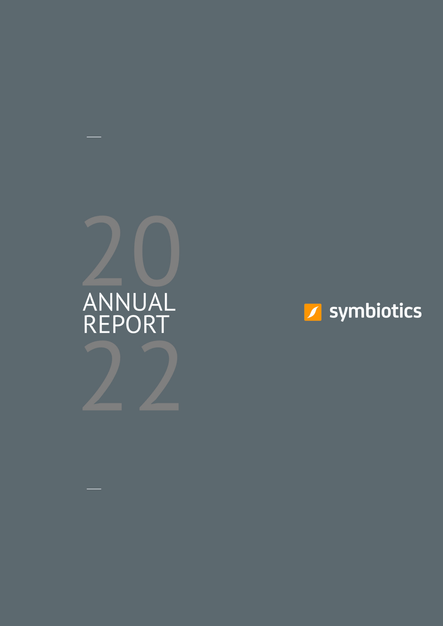 Annual Report 2022 • Symbiotics Group